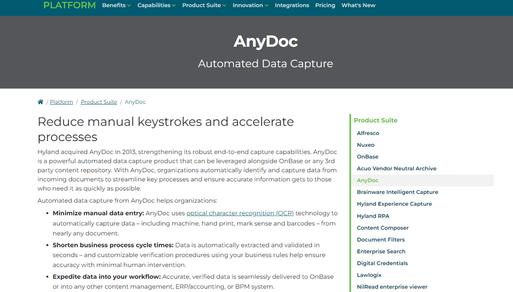 AnyDoc - Capture and streamline data effortlessly
